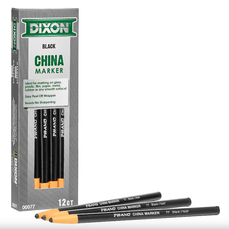 China Marking Pencil Black 12 Ea/BX | Miami Corp